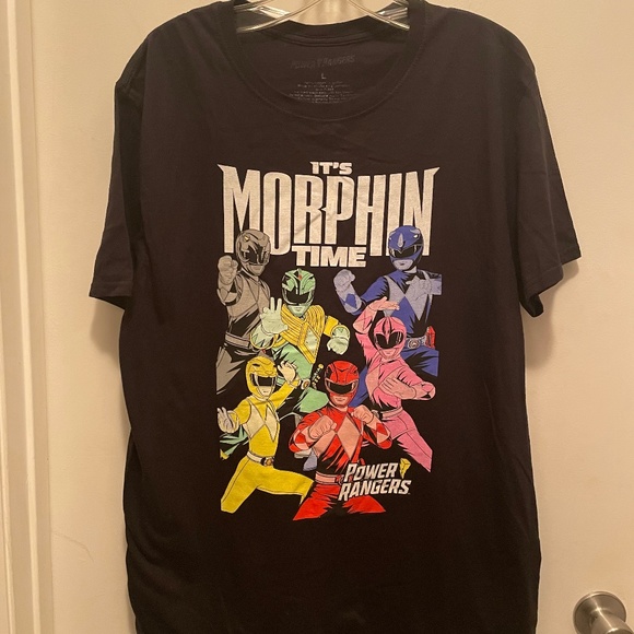 Shirts | Power Rangers Tshirt Large L Power Rangers Characters Print It ...